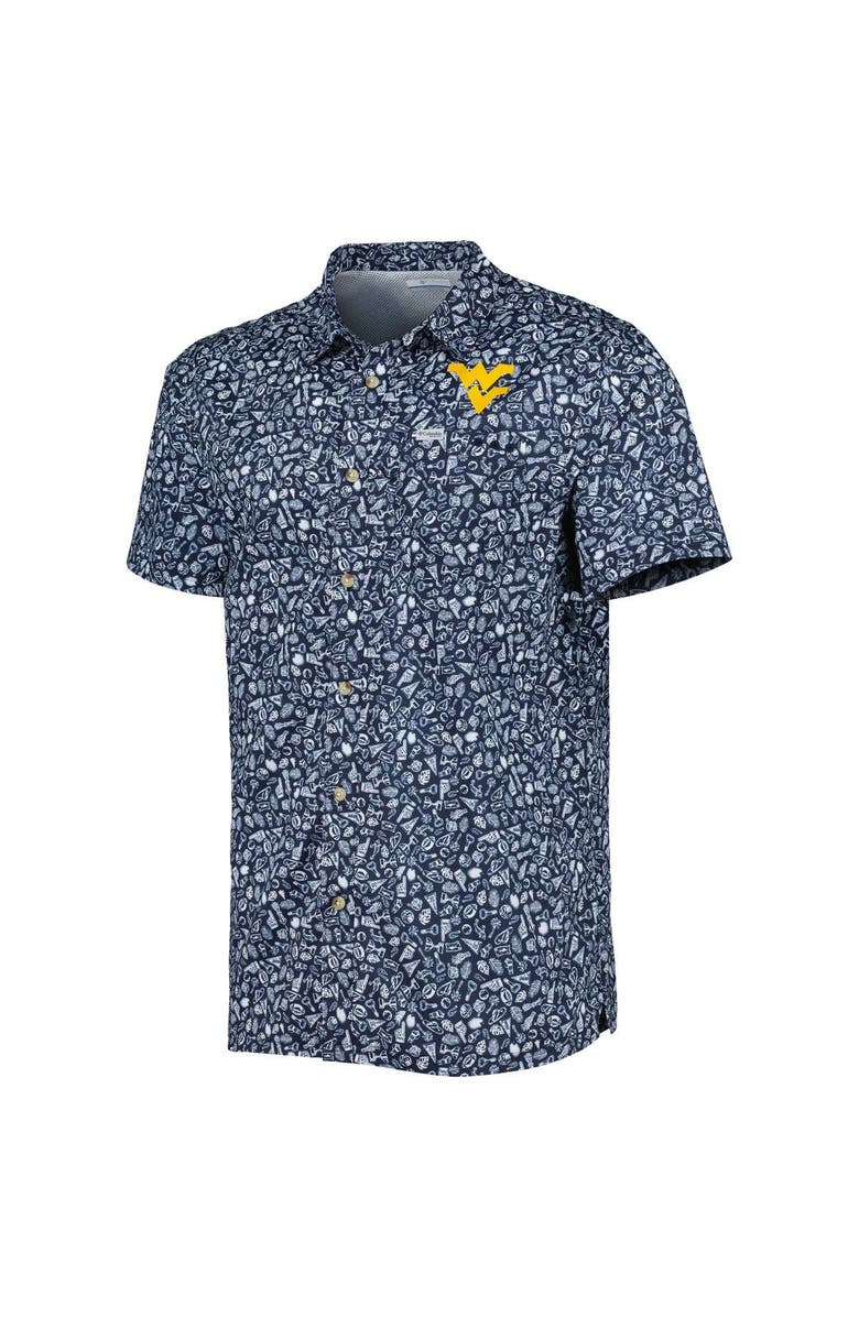 Columbia Men's Columbia Navy West Virginia Mountaineers Super Slack ...