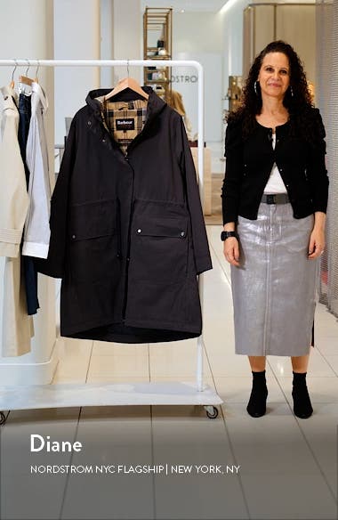 Barbour Bowlees Waterproof Longline Jacket | Nordstrom