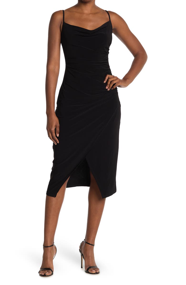Laundry by Shelli Segal Cowl Neck Midi Dress | Nordstromrack