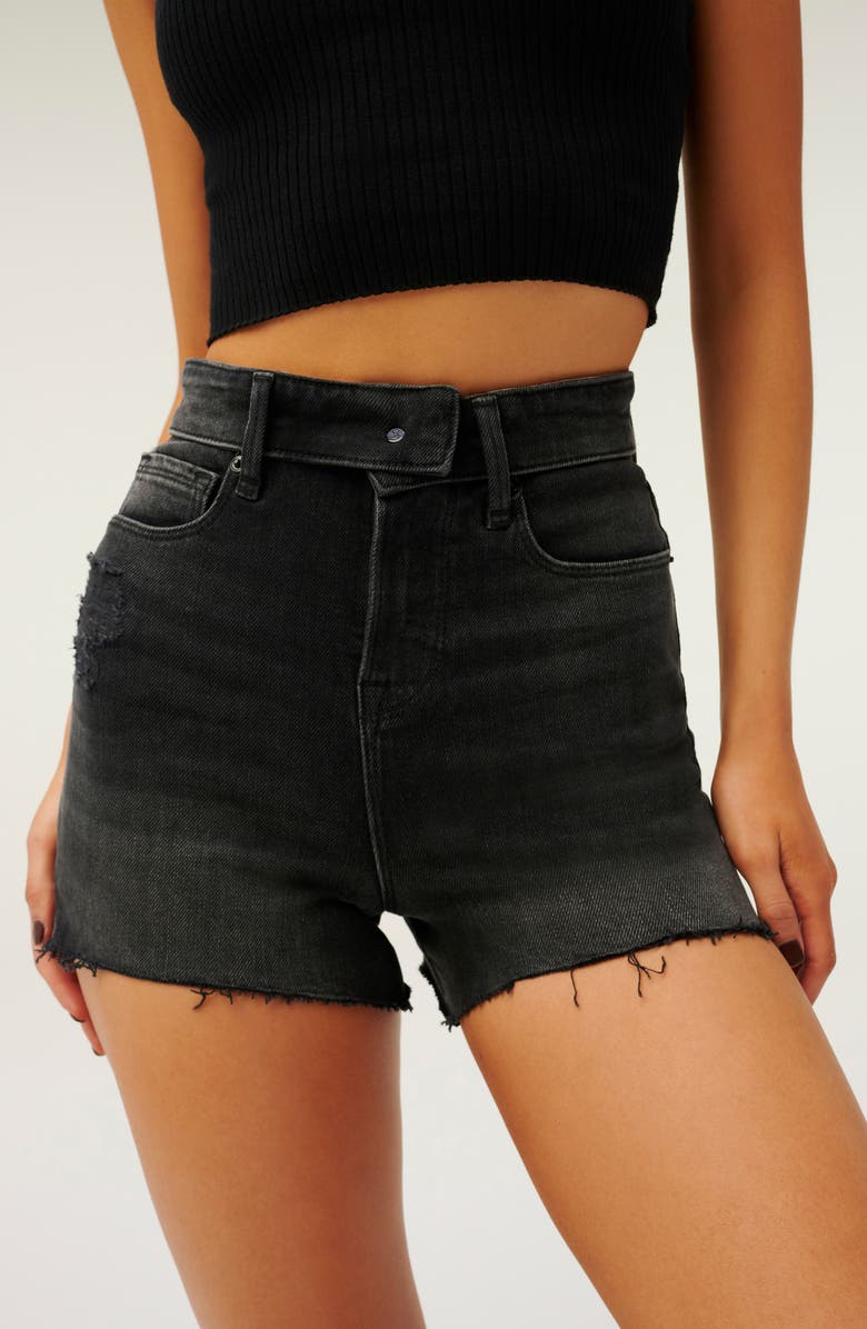 Good American Bombshell Cutoff Denim Shorts | Nordstromrack