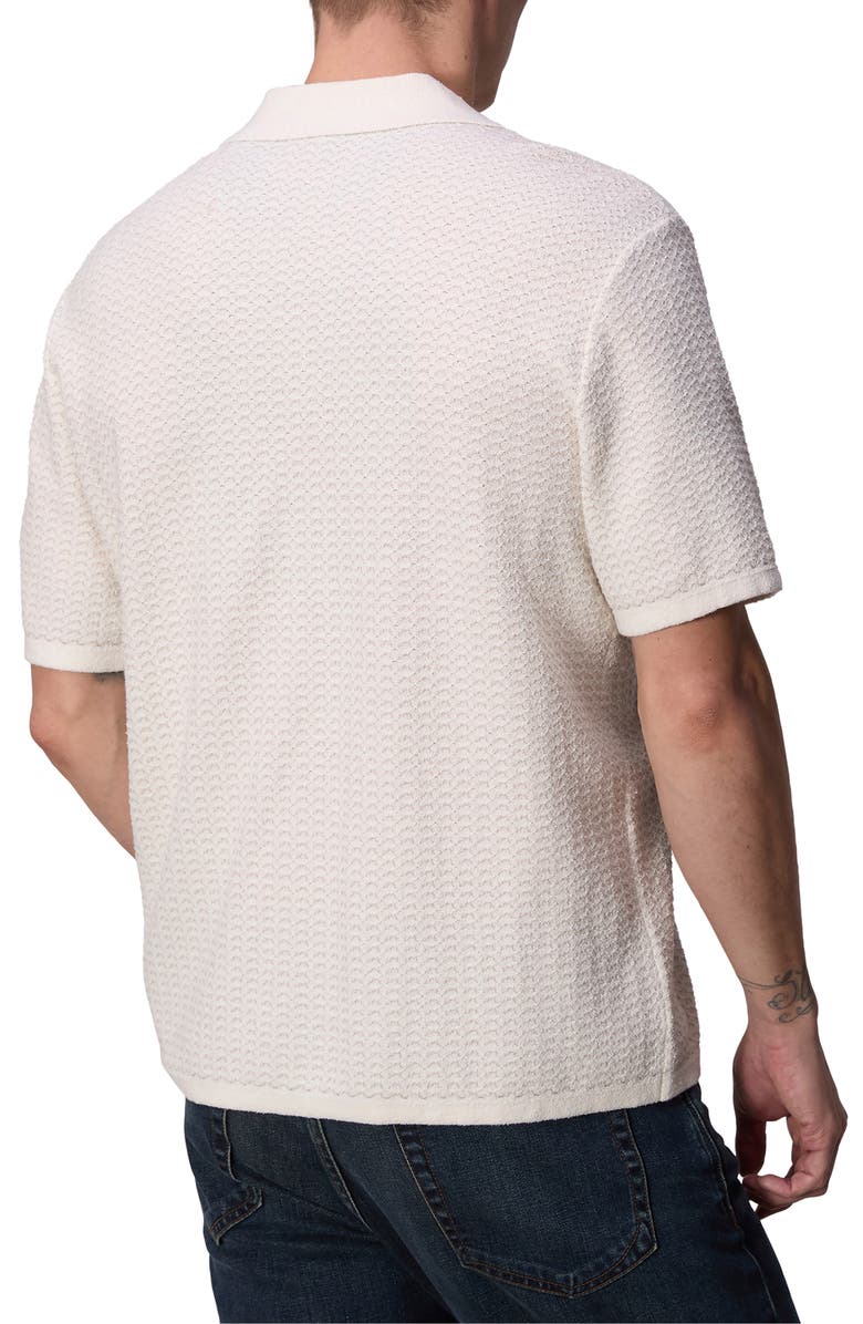 rag & bone Avery Jacquard Knit Camp Shirt | Nordstromrack