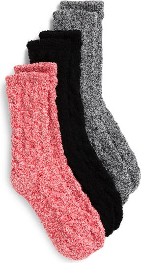 NORDSTROM RACK Assorted 3-Pack Cable Butter Socks | Nordstromrack