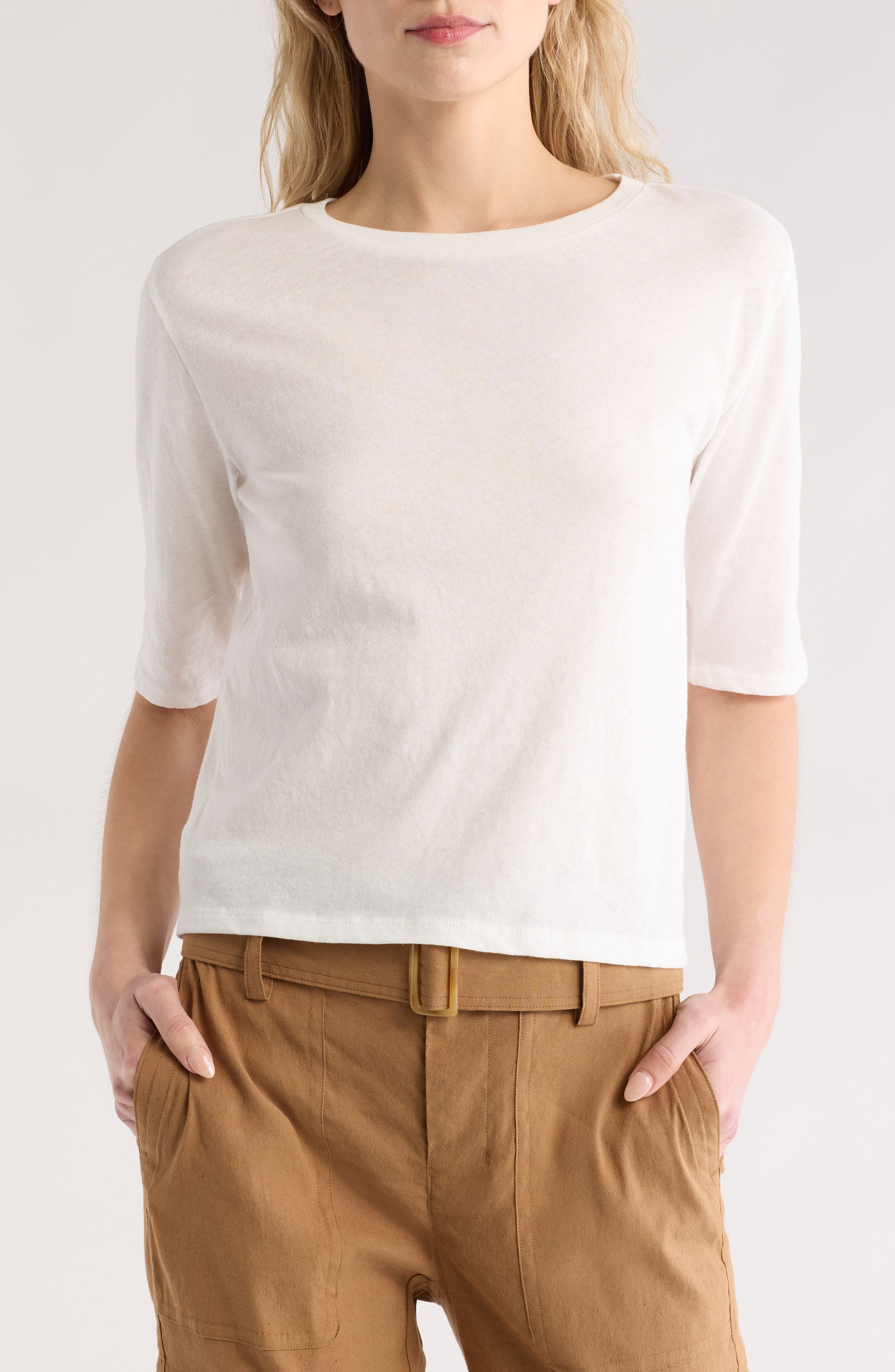 Vince Relaxed Elbow Sleeve T-Shirt | Nordstromrack