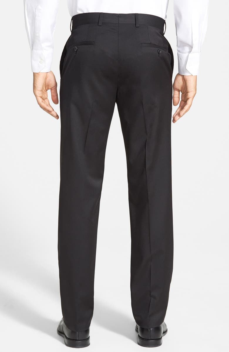 NORDSTROM MEN'S SHOP Flat Front Wool Trousers | Nordstromrack