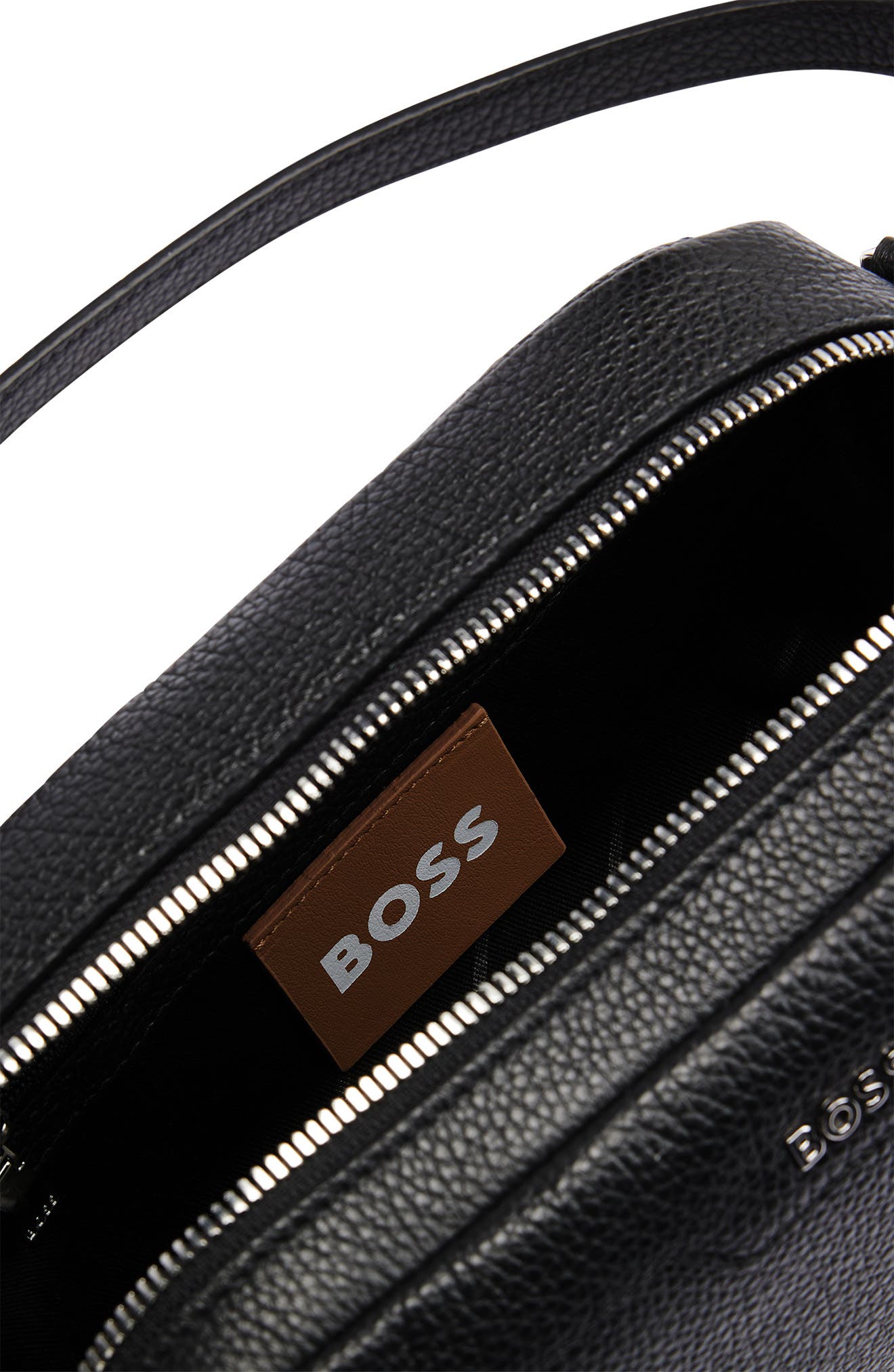 BOSS Ivy Leather Crossbody Bag | Nordstromrack