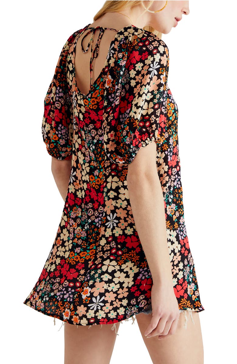 Free People Callie Floral Print Scoop Neck Tunic Top | Nordstromrack