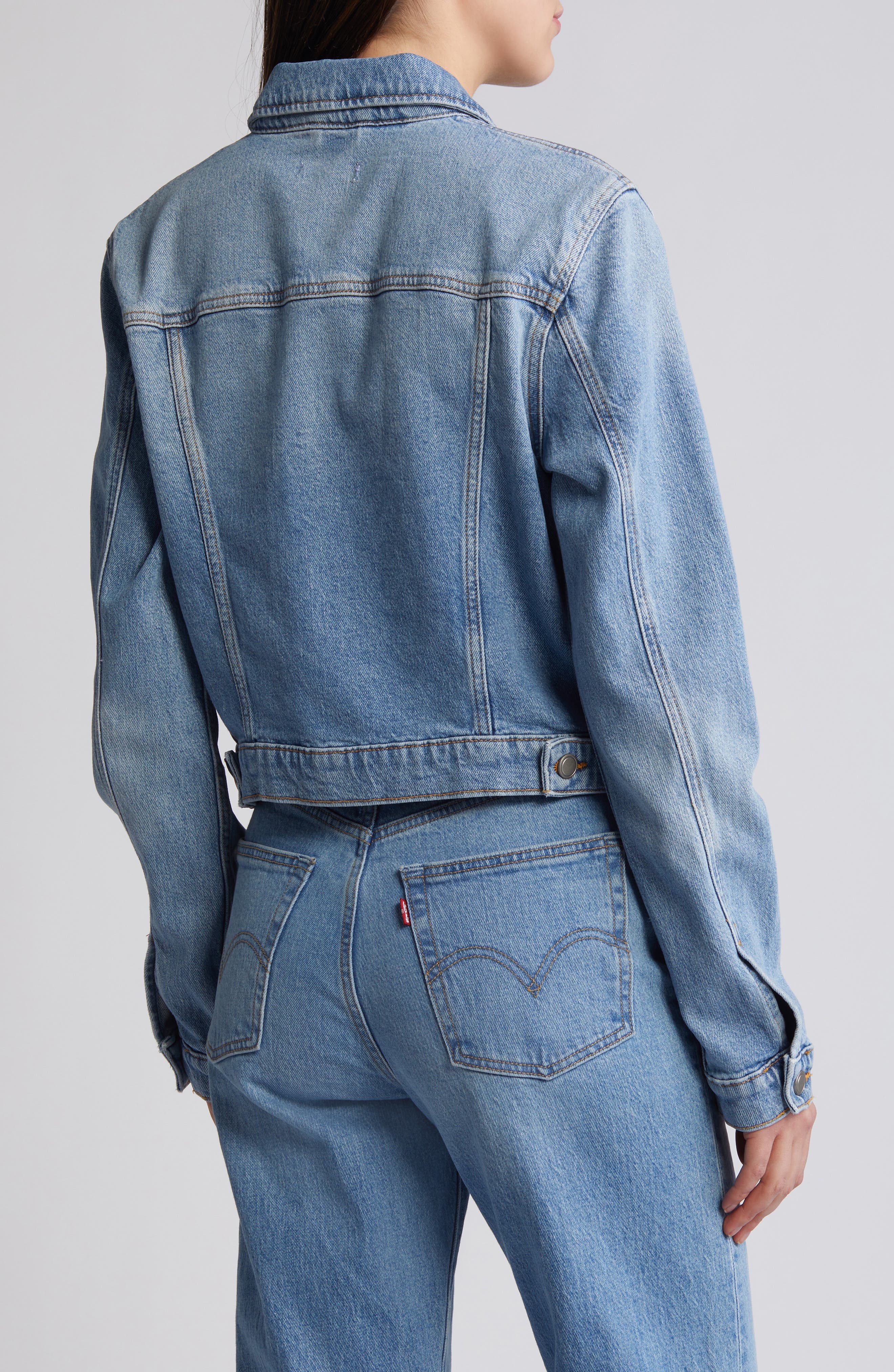 Good American Committed to Fit Denim Jacket | Nordstromrack