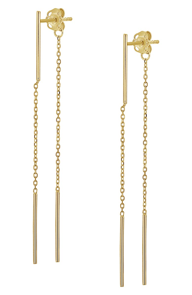 Bony Levy 14K Gold Bar Stud Ear Jackets | Nordstrom