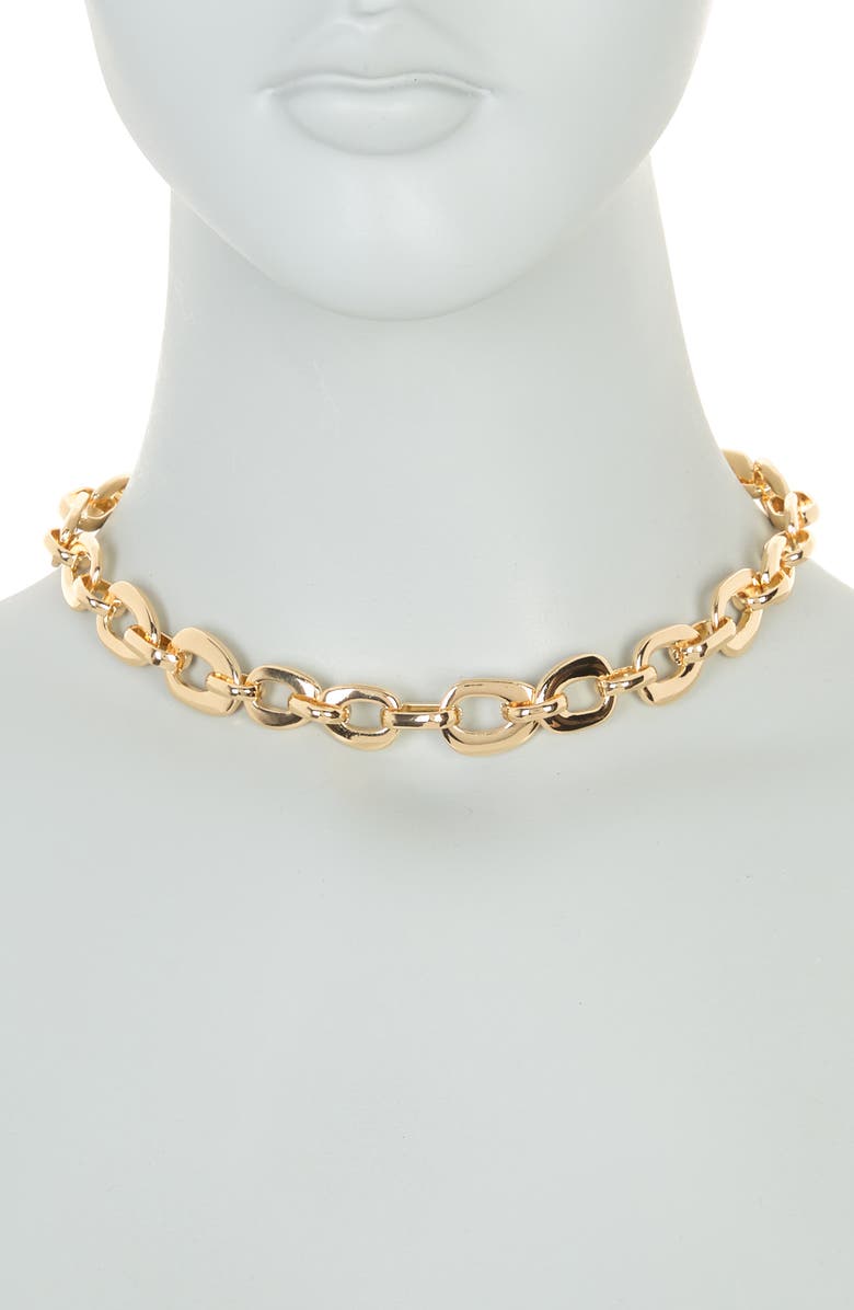 Vince Camuto Oval Chain Link Collar Necklace | Nordstromrack