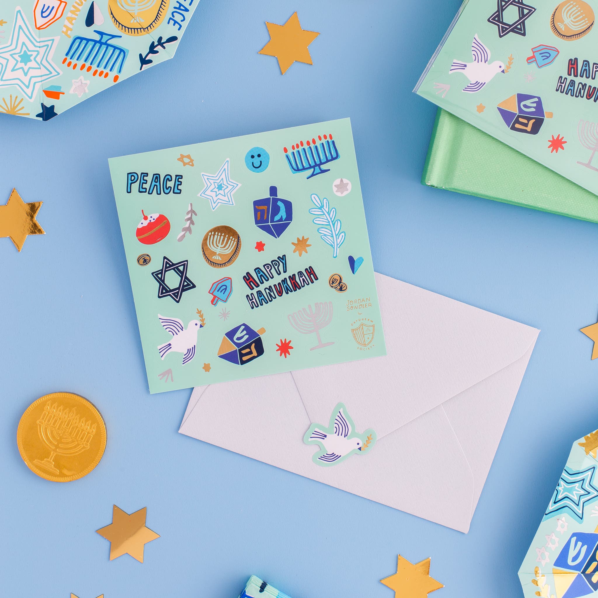 Daydream Society Festival of Lights Hanukkah Sticker Sets | Nordstrom