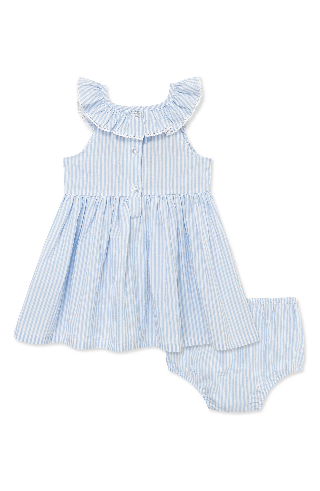 Little Me Floral Smocked Sundress & Bloomers Set | Nordstromrack