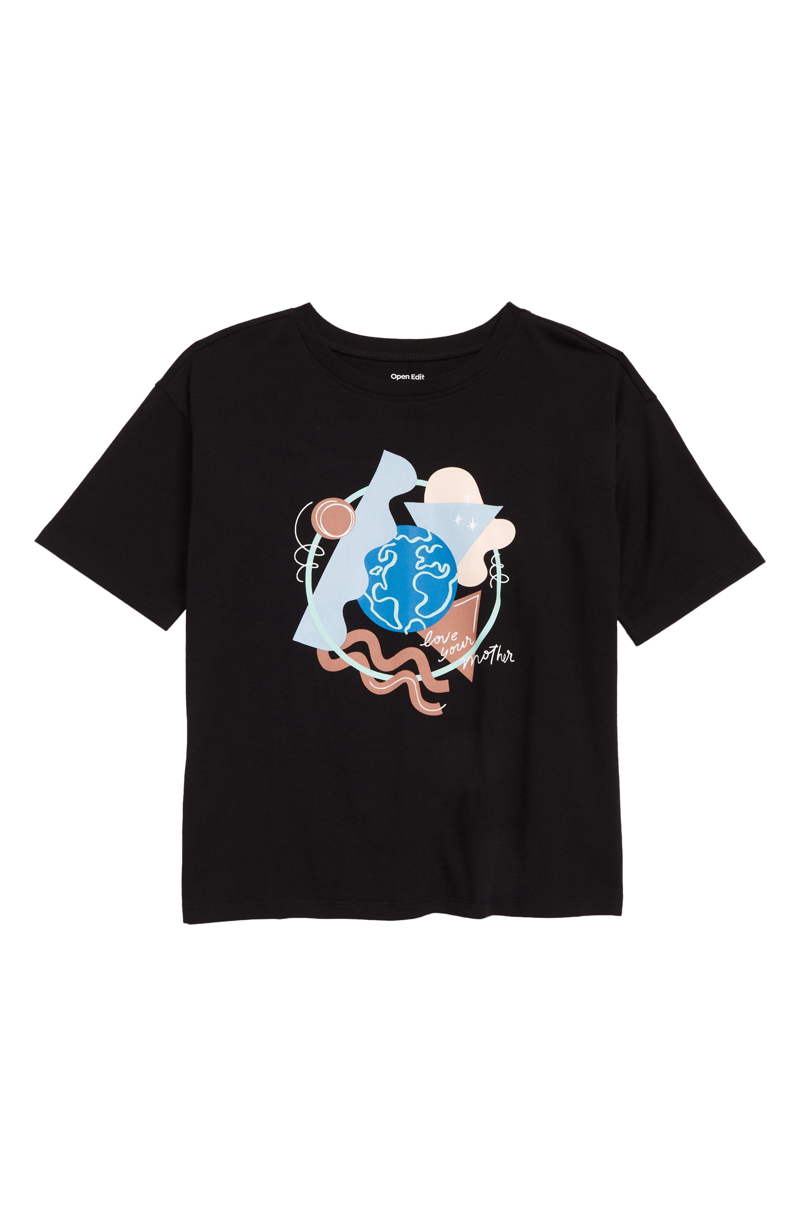 Open Edit Kids' Oversize Graphic Tee | Nordstromrack