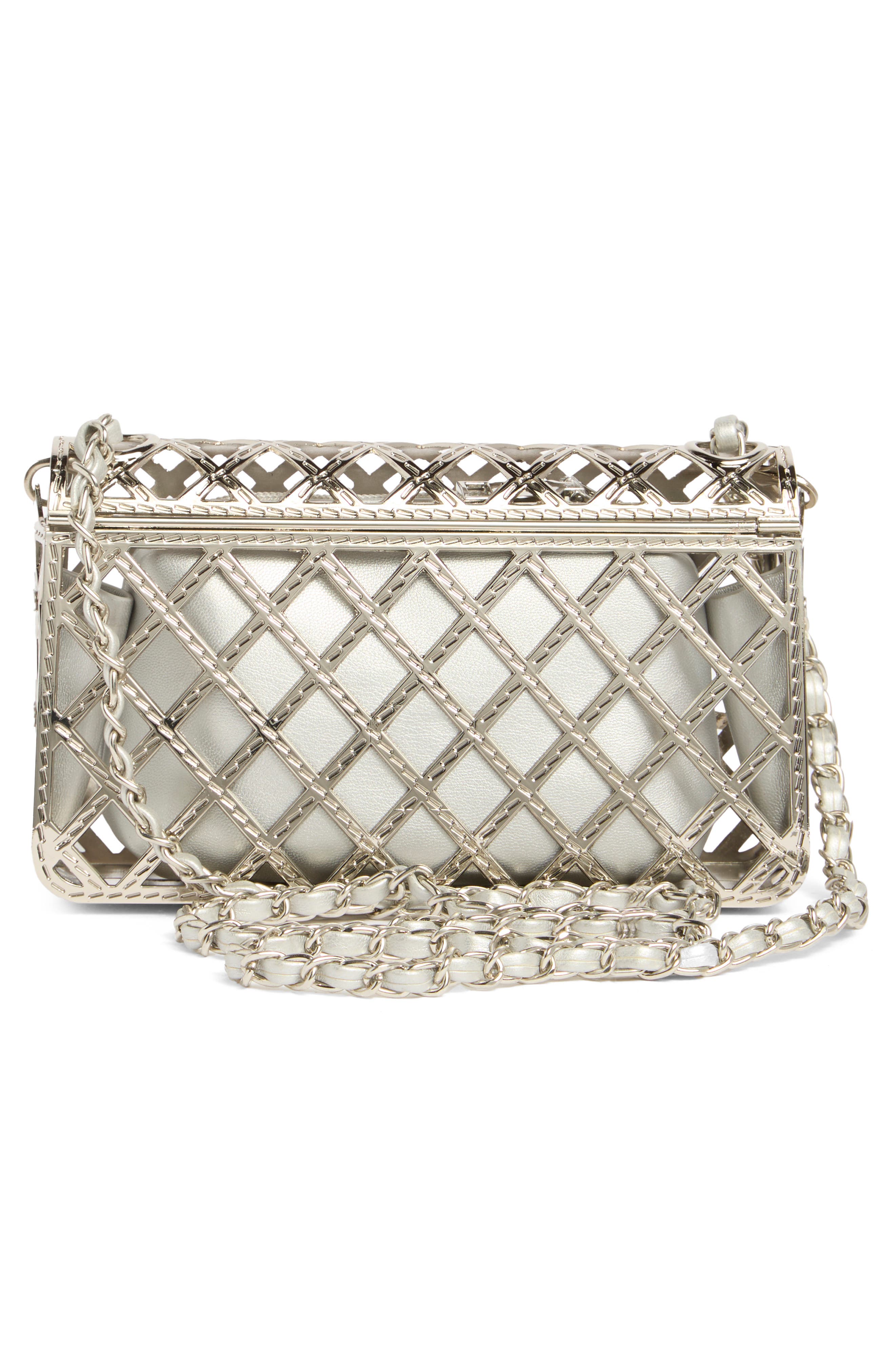 URBAN EXPRESSIONS HANDBAGS Diamond Caged Clutch | Nordstromrack