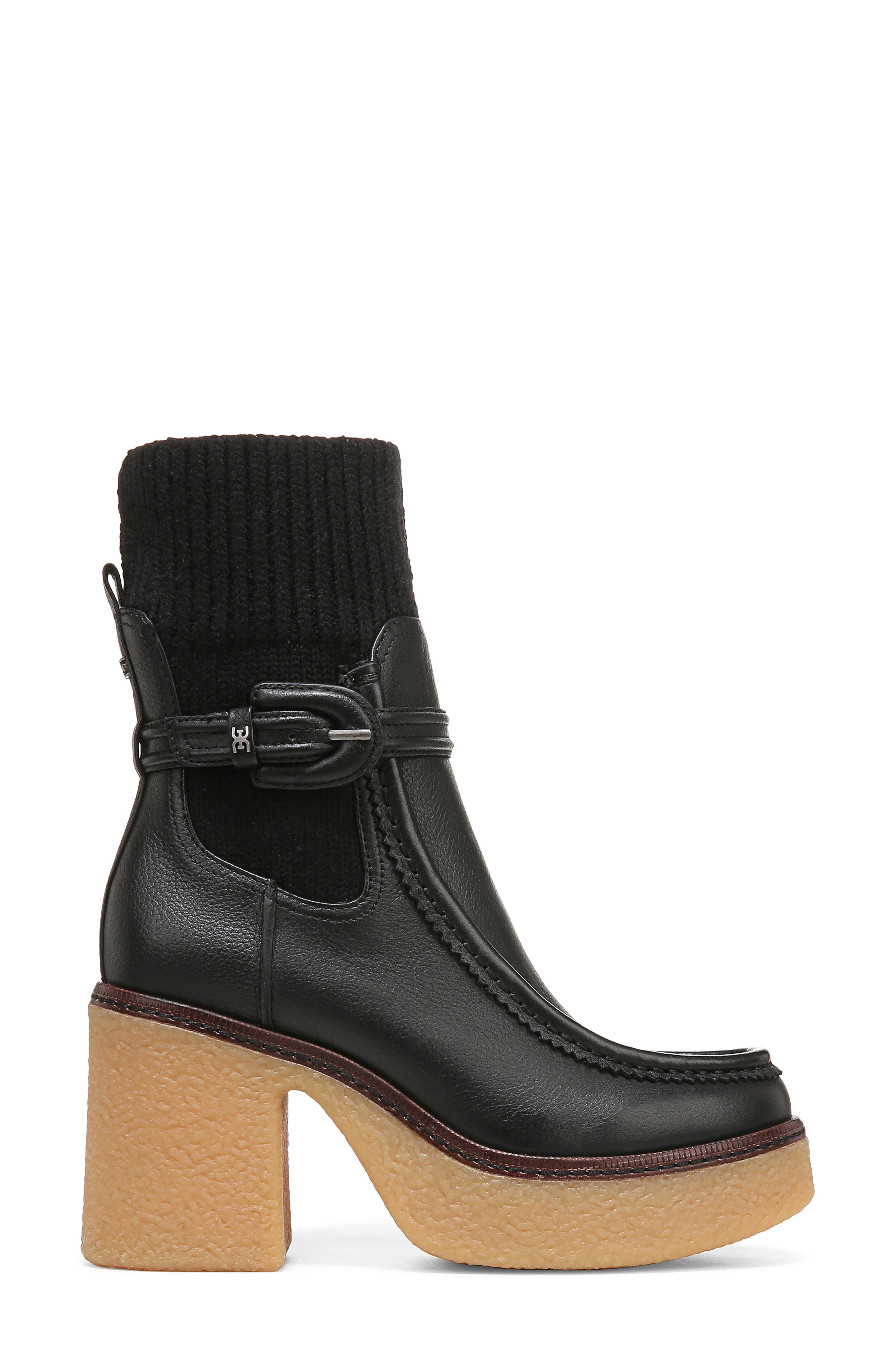 Sam Edelman Sidney Crepe Platform Sock Bootie (Women) | Nordstrom