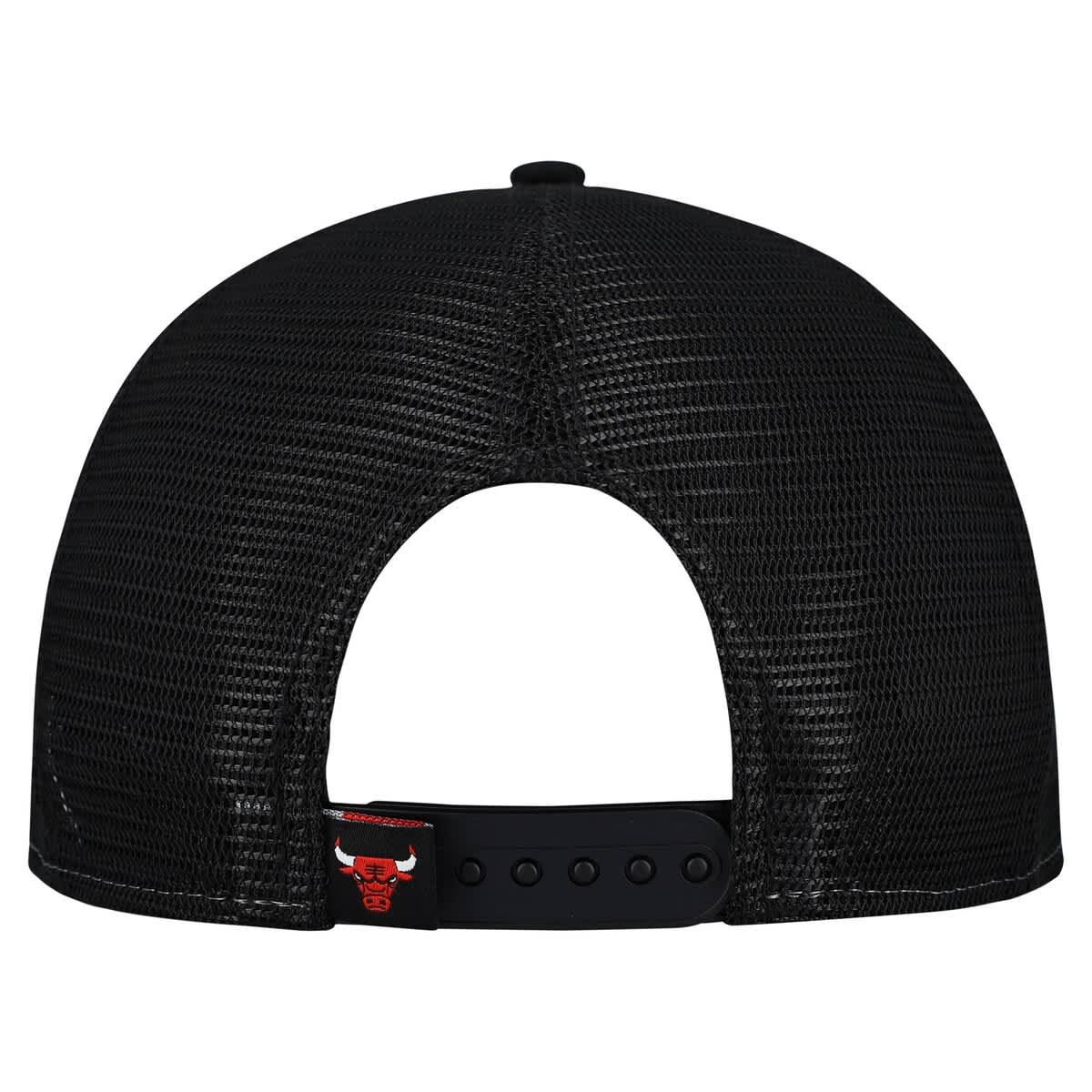 New Era Men's New Era Red/Black Chicago Bulls Outdoor Split Panel ...