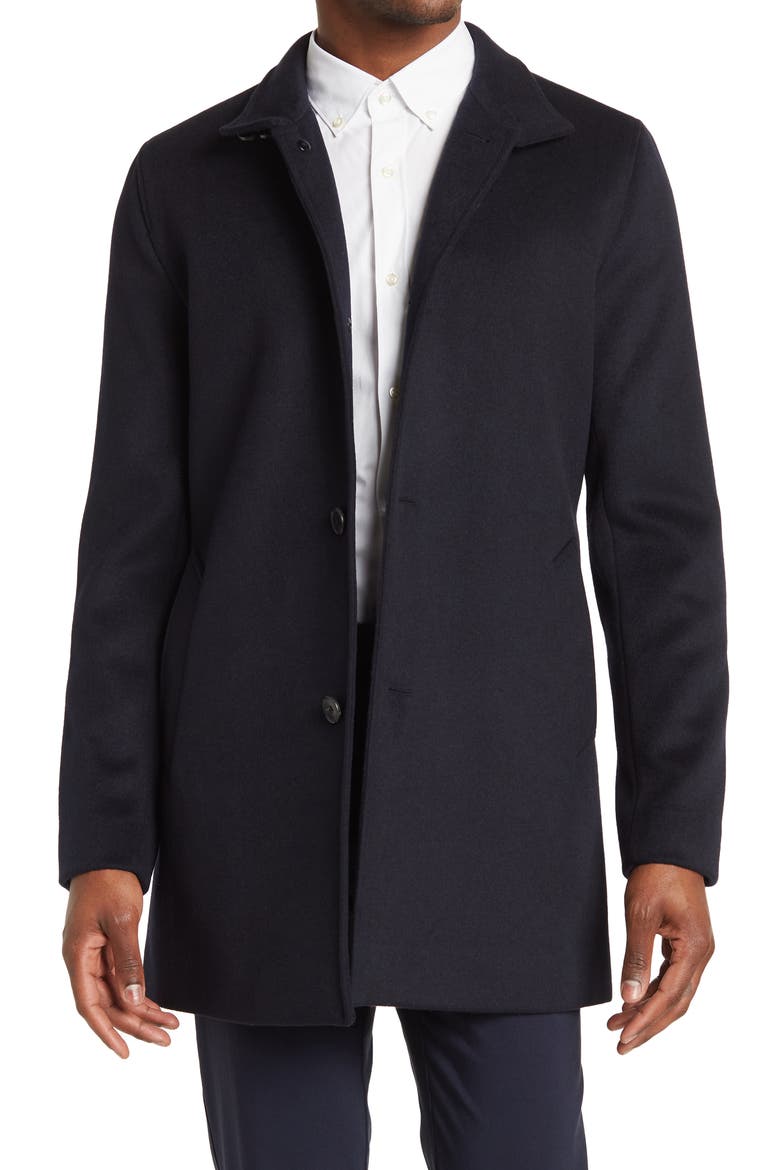 Bellugi Funnel Neck Wool-Blend Overcoat (Men) | Nordstromrack