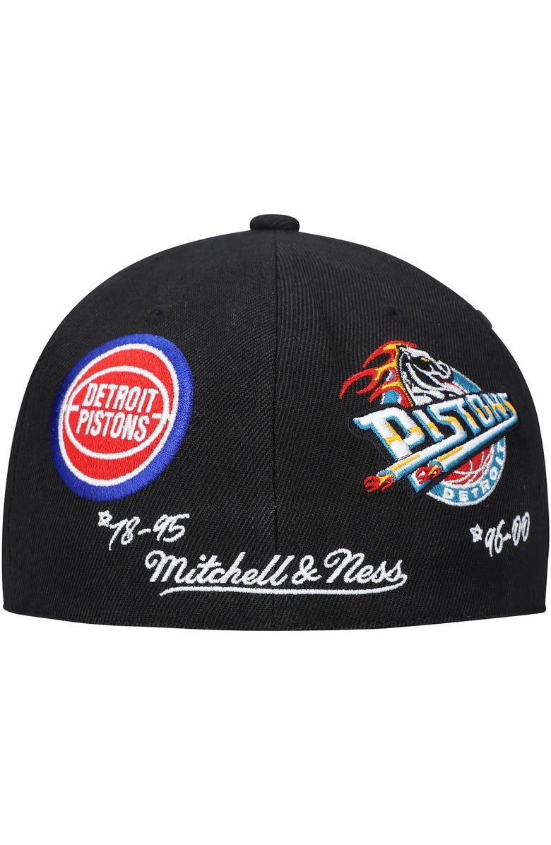 Mitchell & Ness Men's Mitchell & Ness Black Detroit Pistons Hardwood ...