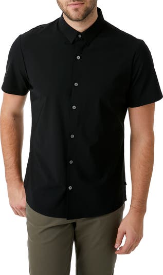 7 Diamonds American Me Slim Fit Short Sleeve Button-Up Performance ...