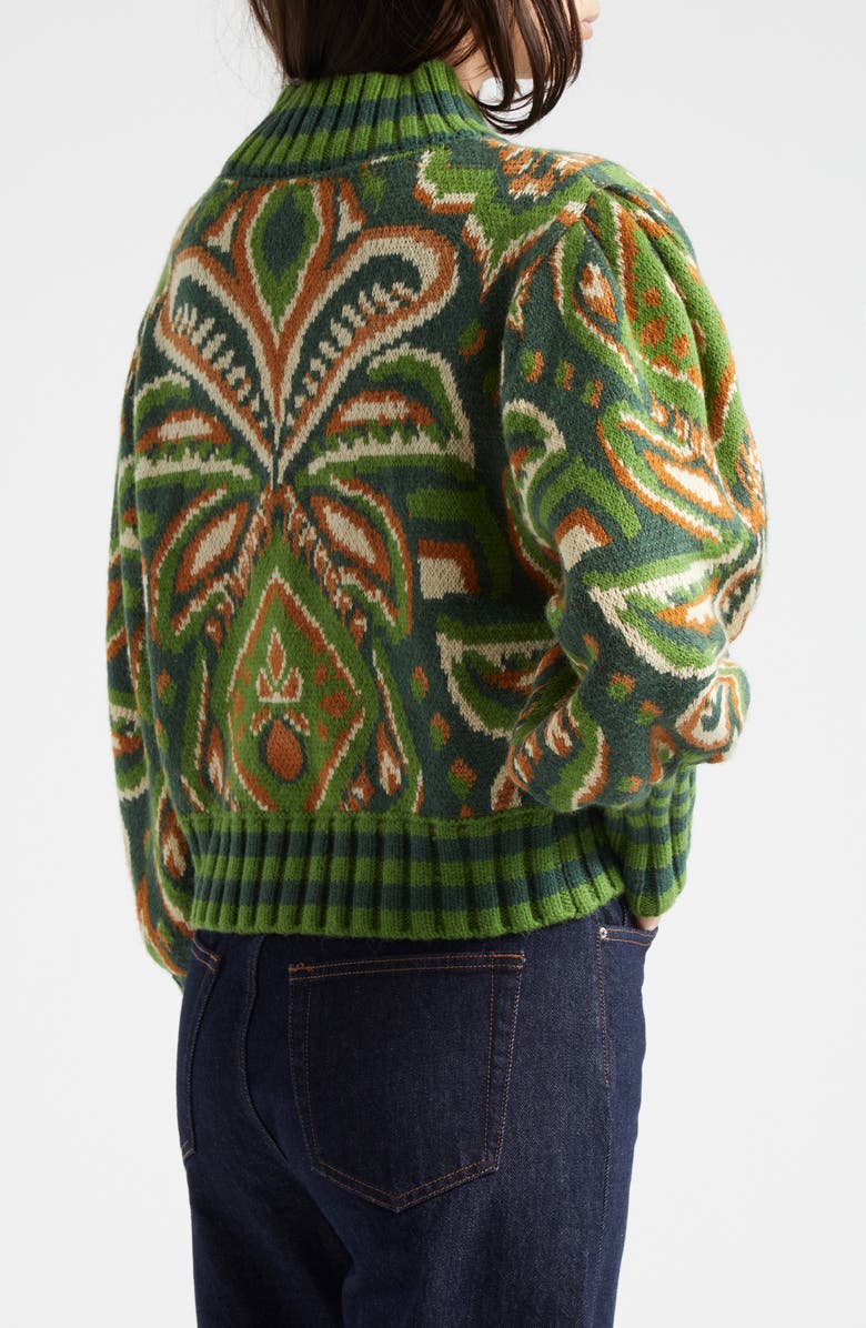 FARM Rio Pineapple Ikat Jacquard Sweater | Nordstromrack