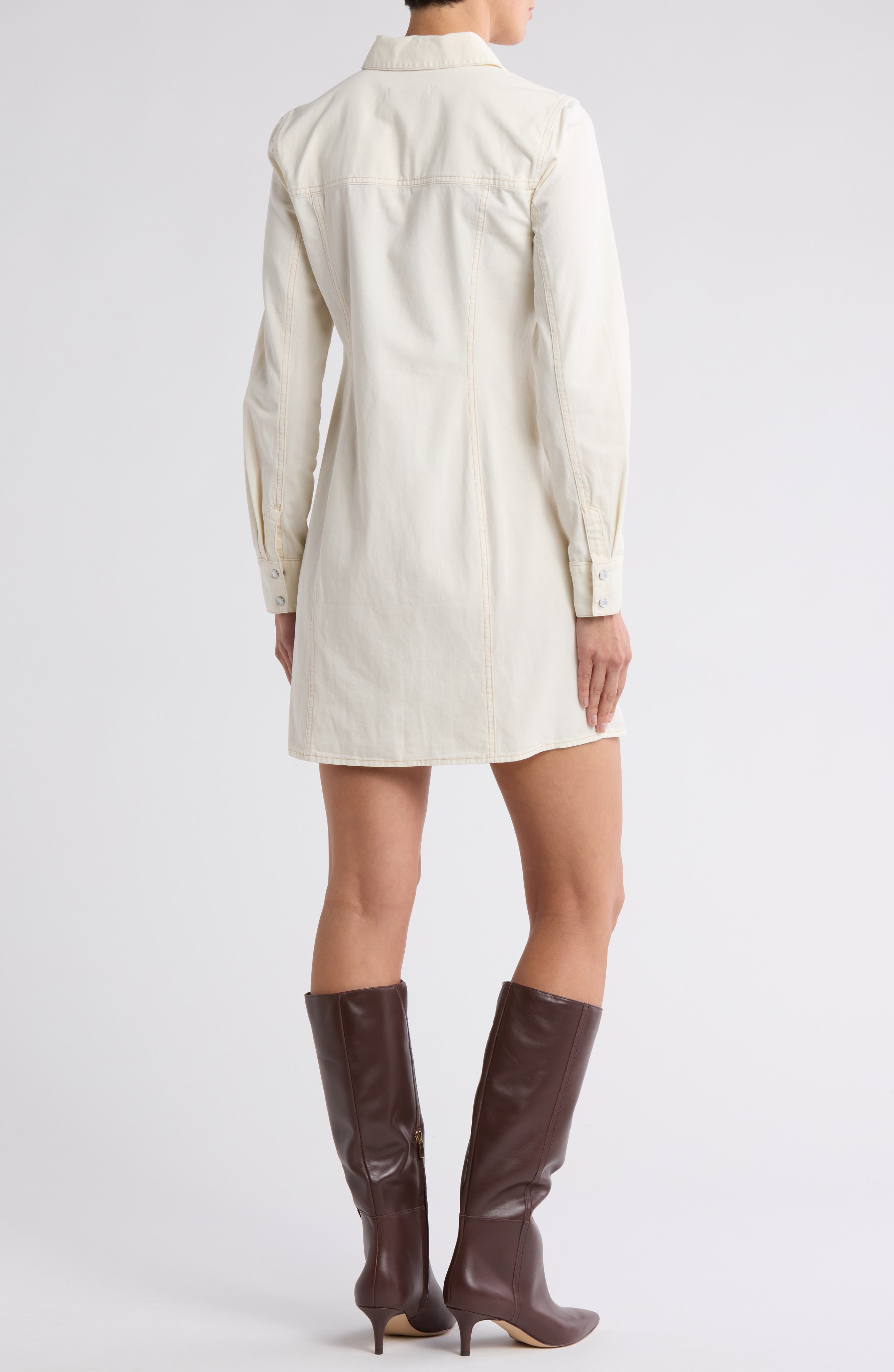 Veronica Beard Tami Long Sleeve Denim Shirtdress | Nordstromrack