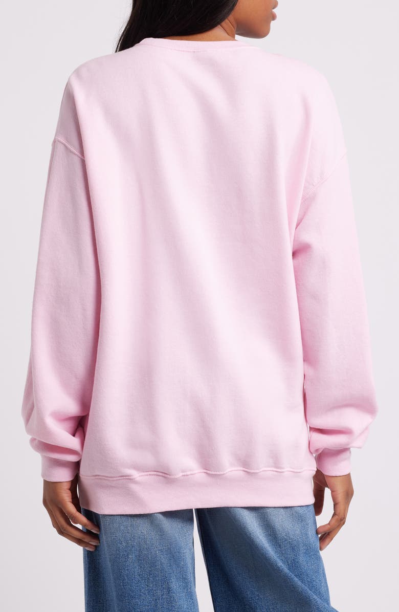 Merch Traffic Nirvana Smiley Face Oversize Graphic Sweatshirt ...