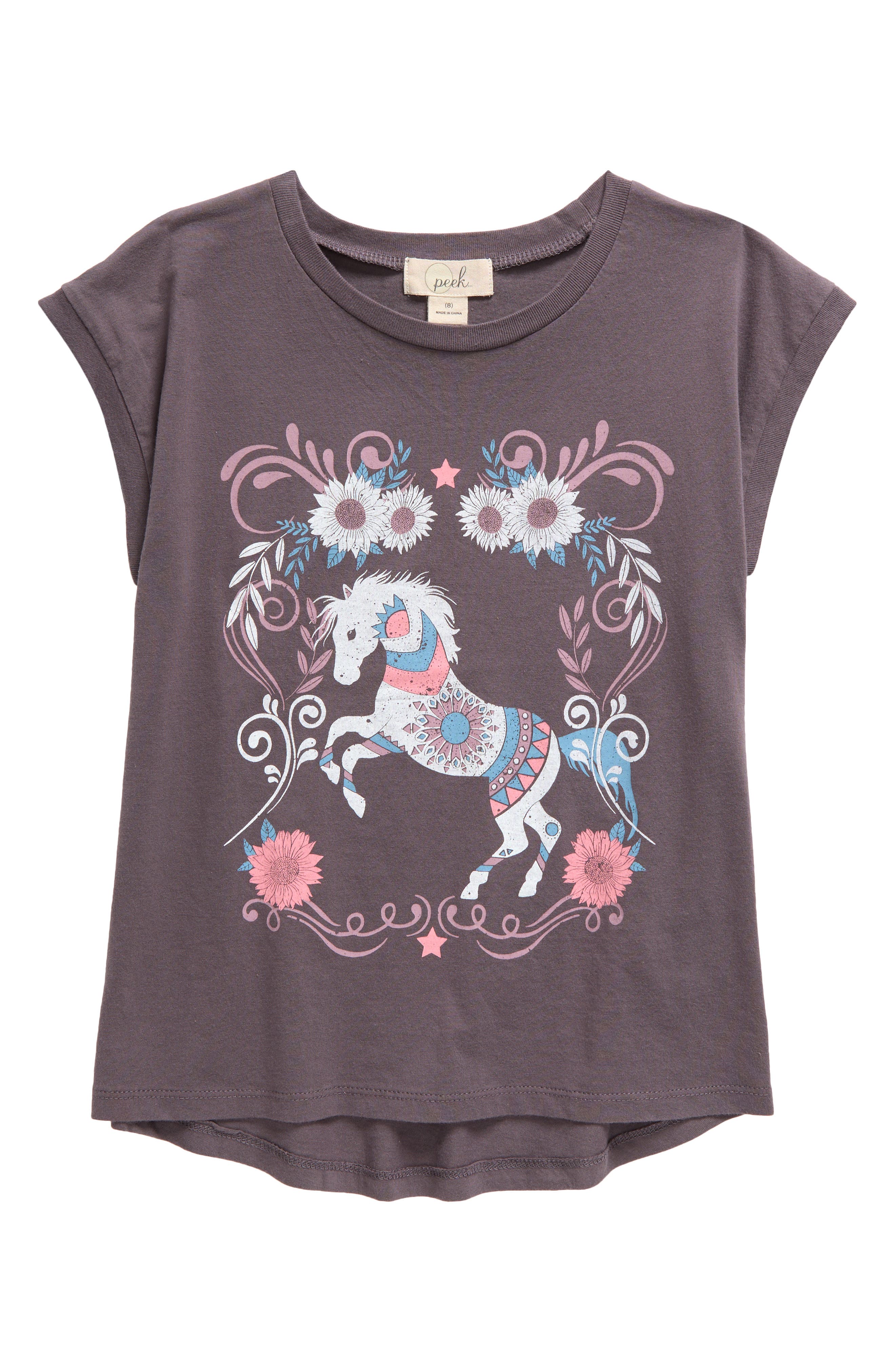 Peek Aren't You Curious Kids' Free Spirit Cotton Graphic T-Shirt ...