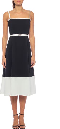 Marina Two Tone Sleeveless Midi Dress | Nordstromrack
