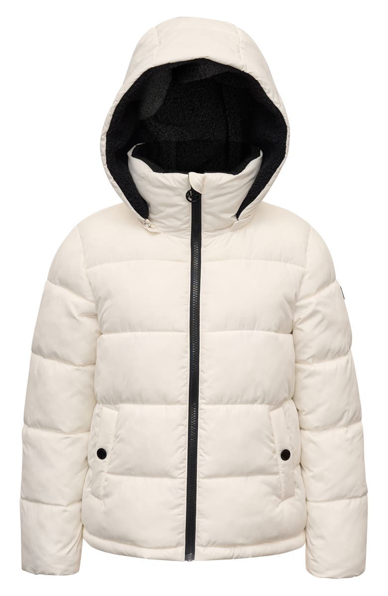 Michael Kors Kids' Faux Shearling Lined Active Puffer Jacket ...