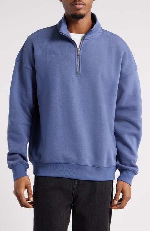 Blue Quarter-Zip Sweatshirts for Men | Nordstrom