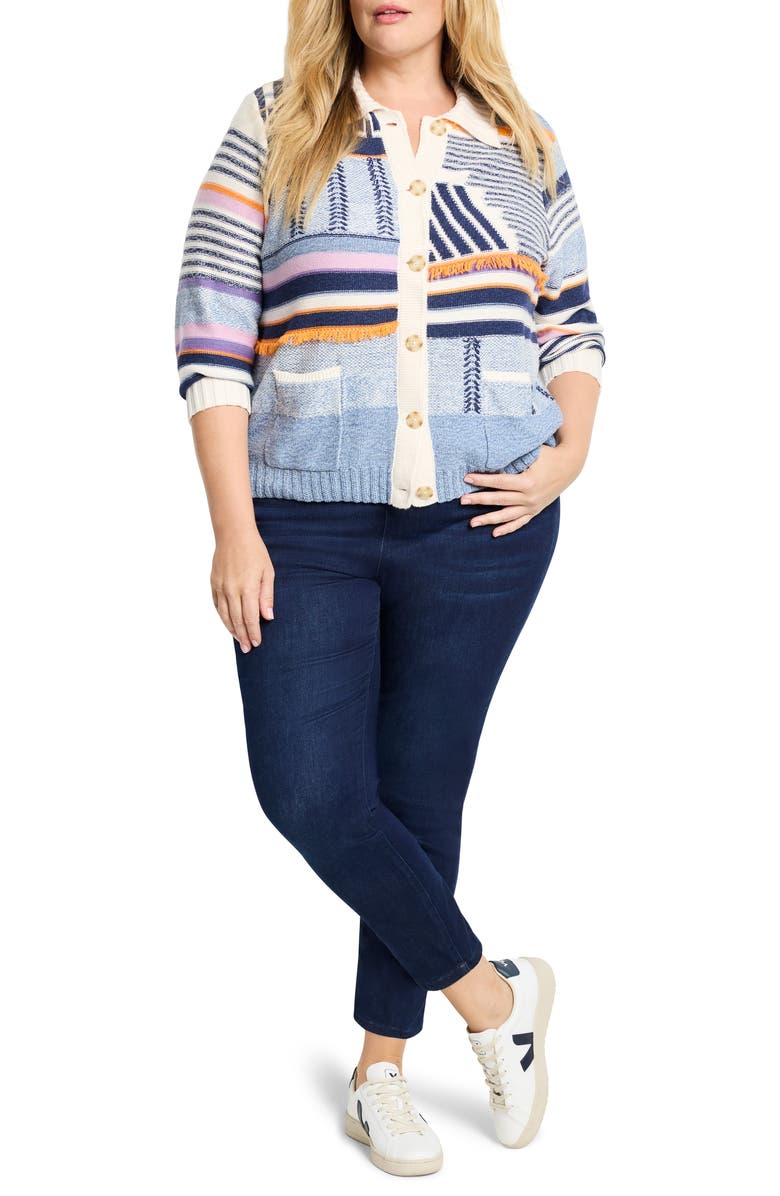 NIC+ZOE Pattern Play Knit Jacket | Nordstromrack