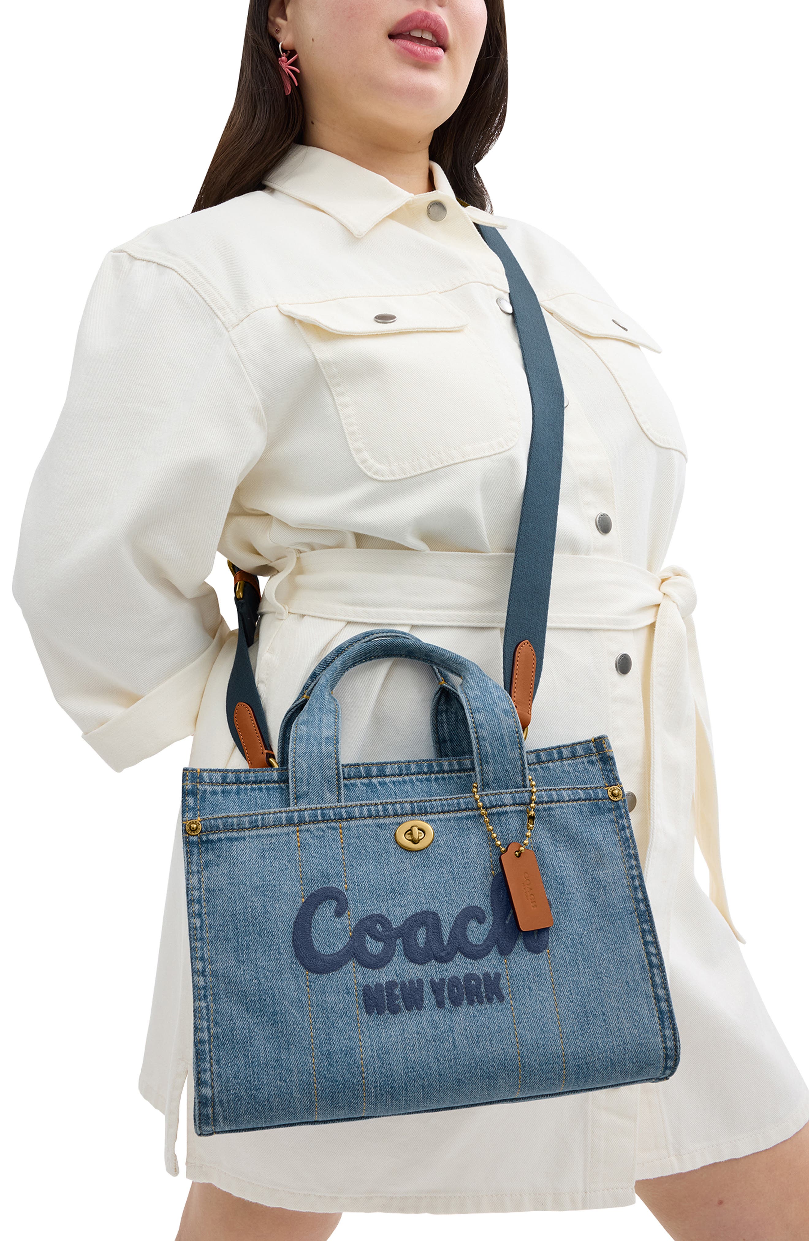 COACH Denim Cargo Tote | Nordstrom