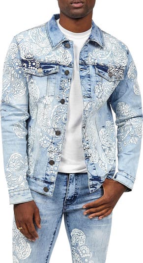 Reason Paisley Denim Jacket | Nordstromrack