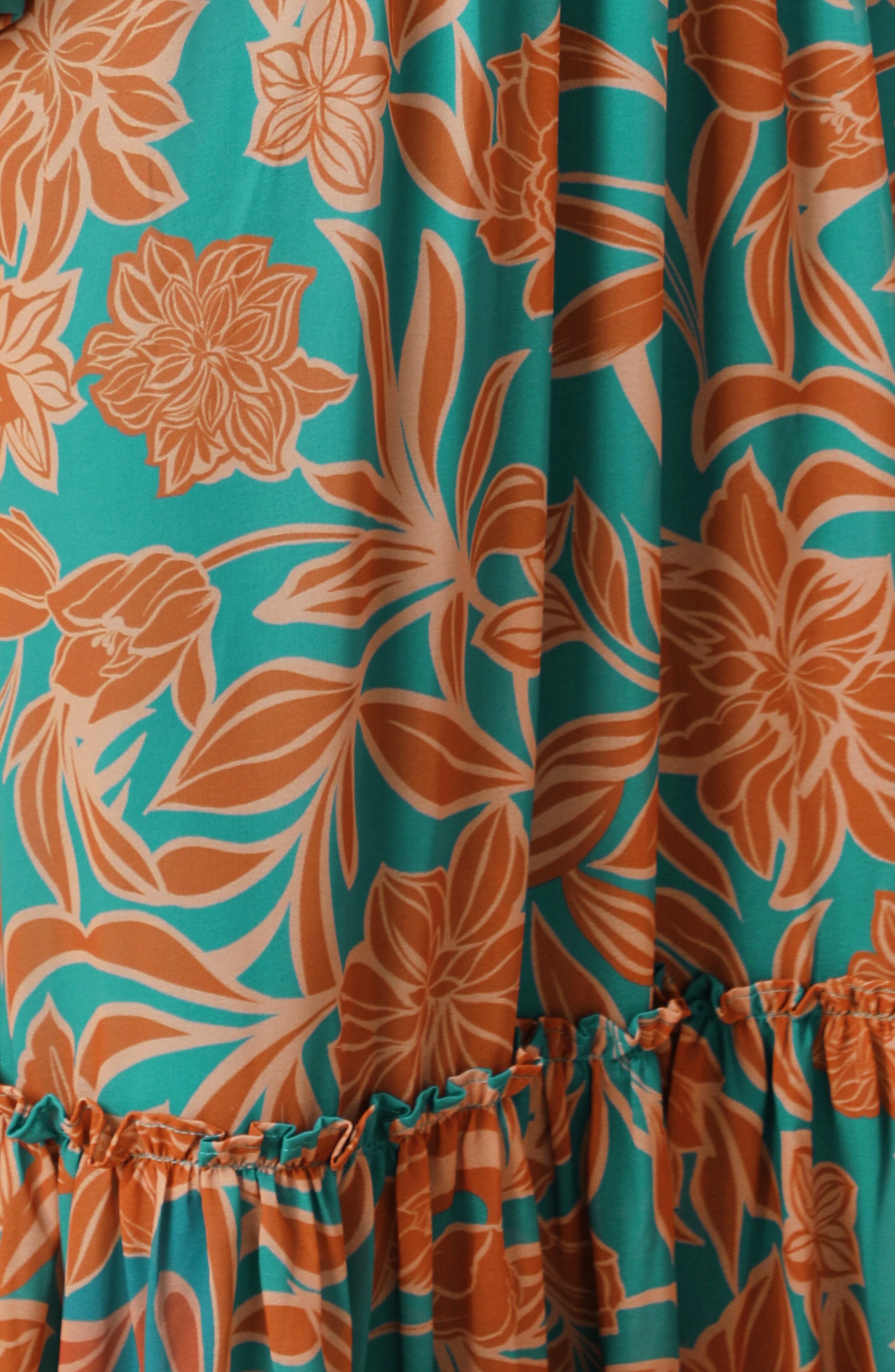 FLYING TOMATO Print Long Sleeve Maxi Dress | Nordstromrack