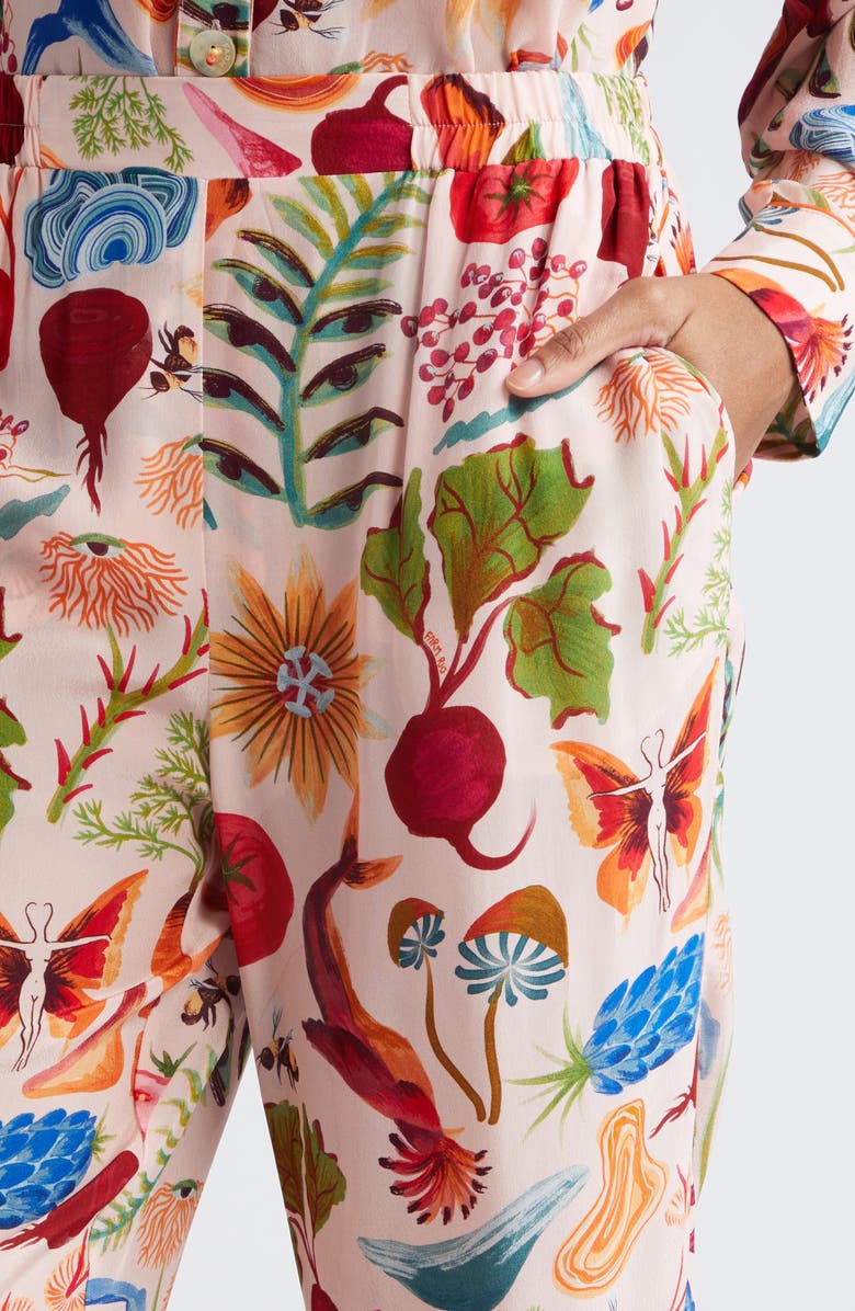 FARM Rio Bright Farm Print Pull-On Pants | Nordstromrack