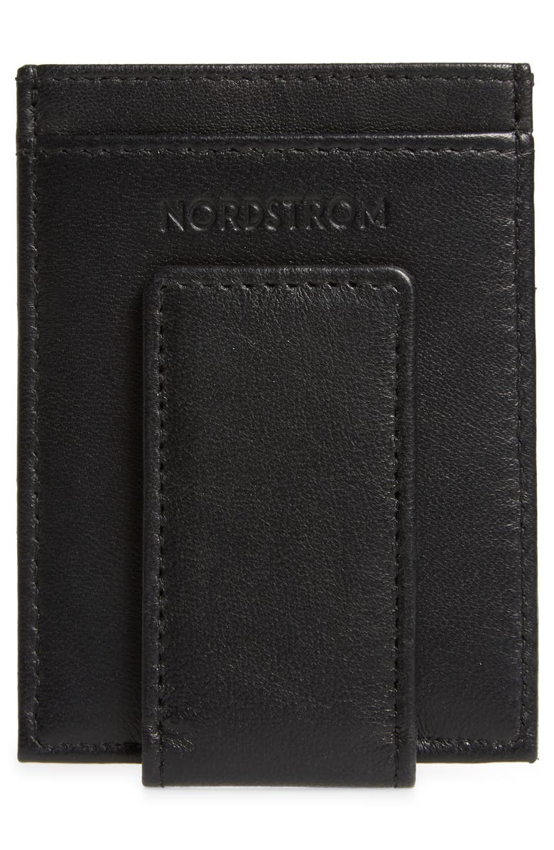 Nordstrom Liam Leather Money Clip Card Case | Nordstromrack