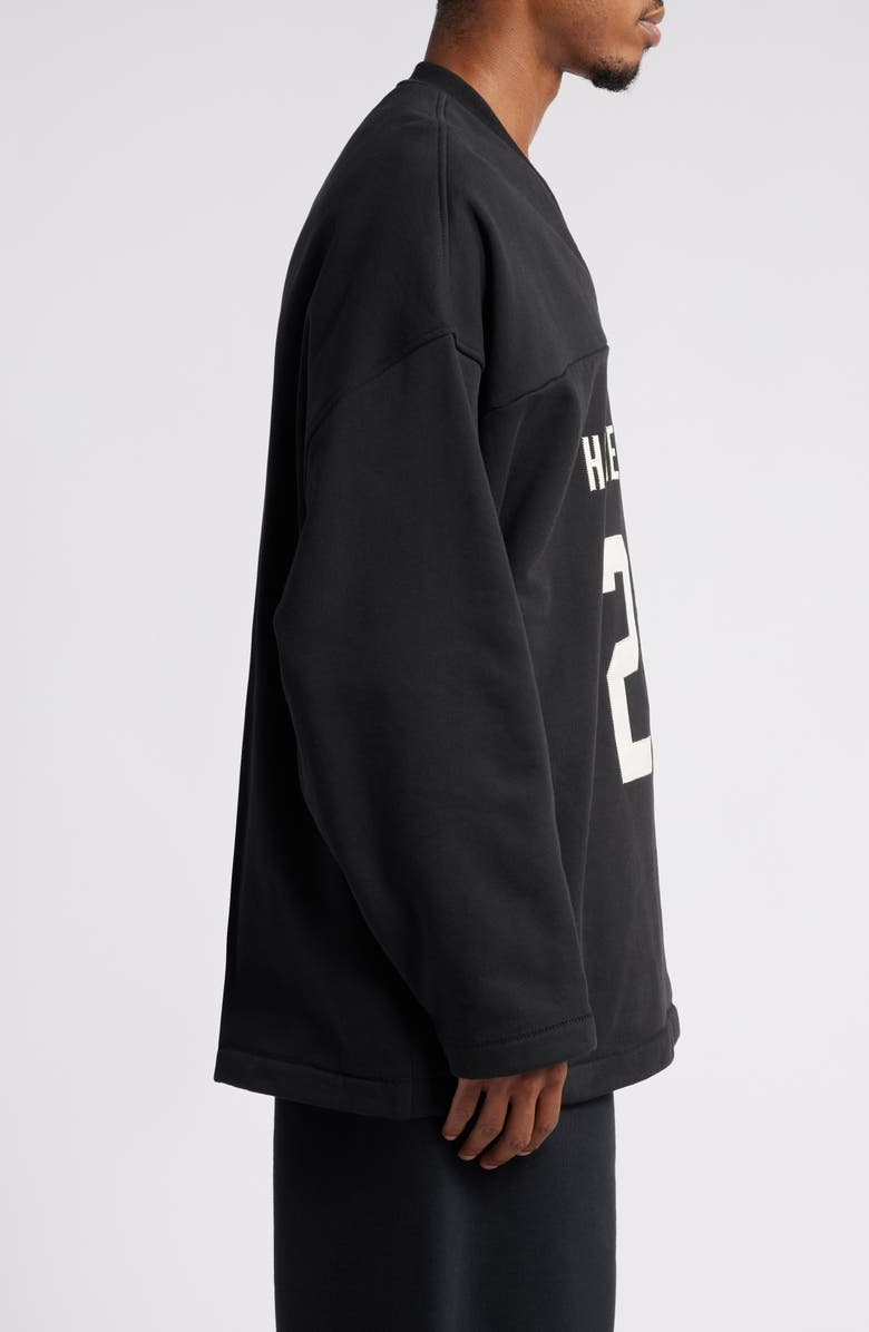 Fear of God Essentials Gender Inclusive Embroidered Heavy Fleece Hockey ...