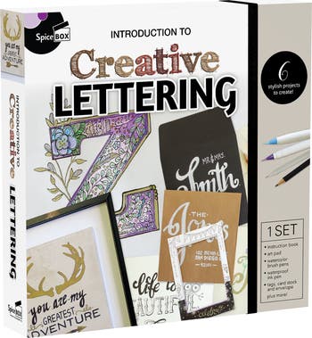 Introduction To Creative Lettering Kit Unleash Your Inner Artist ...