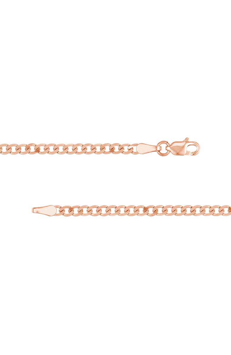 HAWLEY ST 14K Rose Gold Curb Chain Bracelet | Nordstromrack