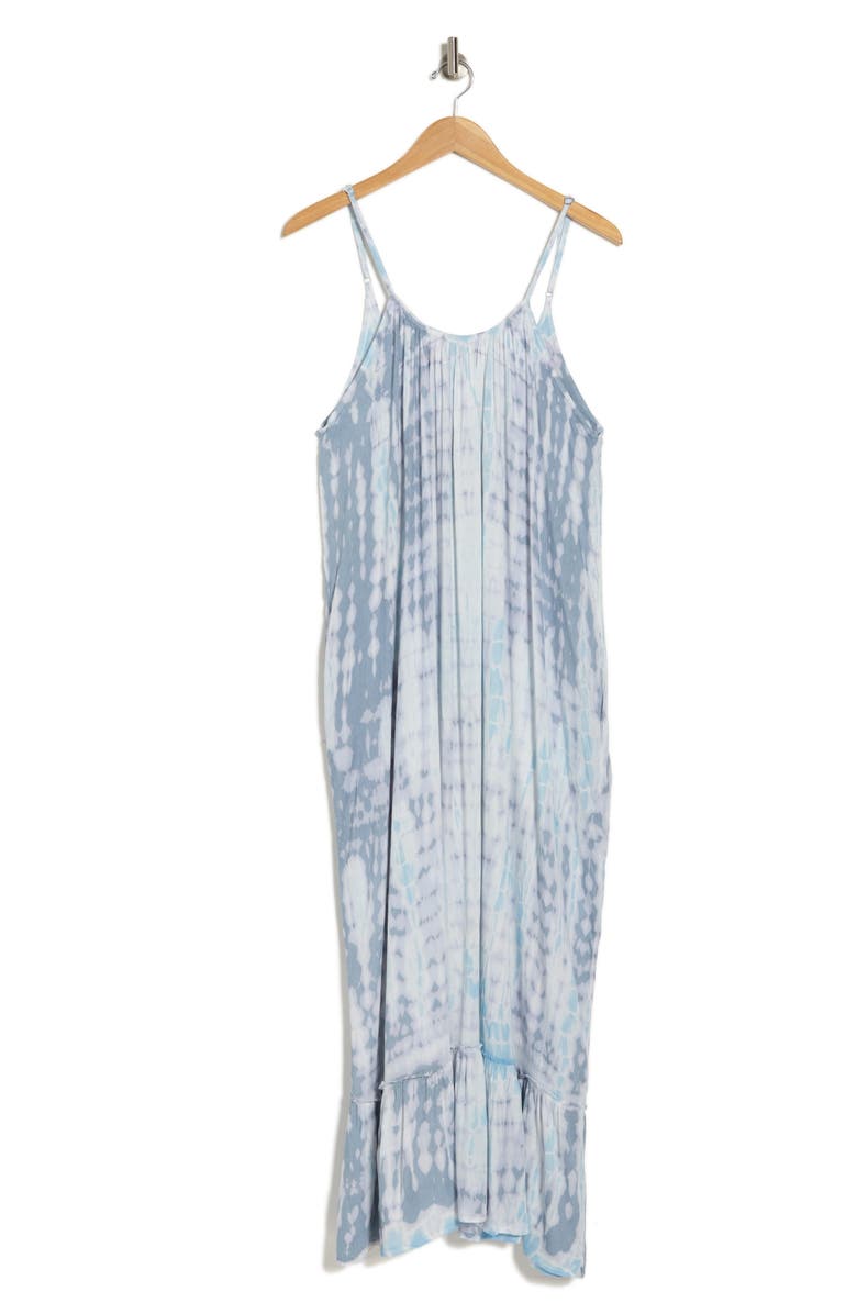 BOHO ME Tie-Dye Two Pocket Cover-Up Maxi Dress | Nordstromrack