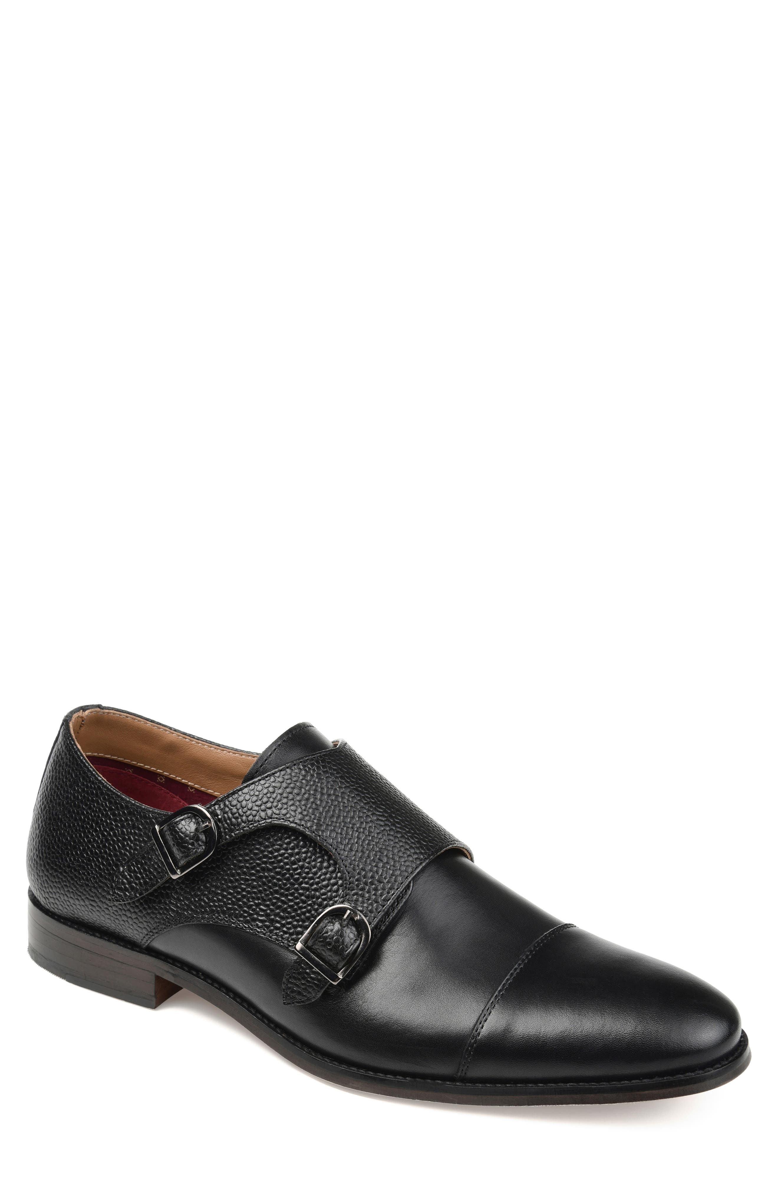 Thomas & Vine Calvin Double Monk Strap Shoe - Wide Width (Men ...