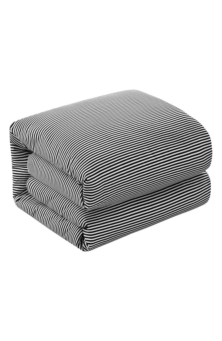 CHIC Twin Morgan Laid Back Two-Tone Striped Duvet Cover 5-Piece Set ...