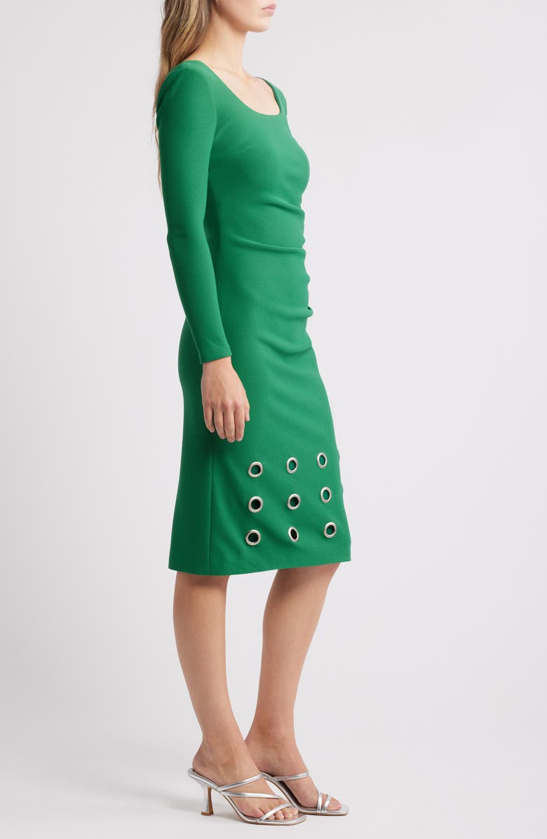 NIKKI LUND Edda Long Sleeve Sheath Dress | Nordstrom