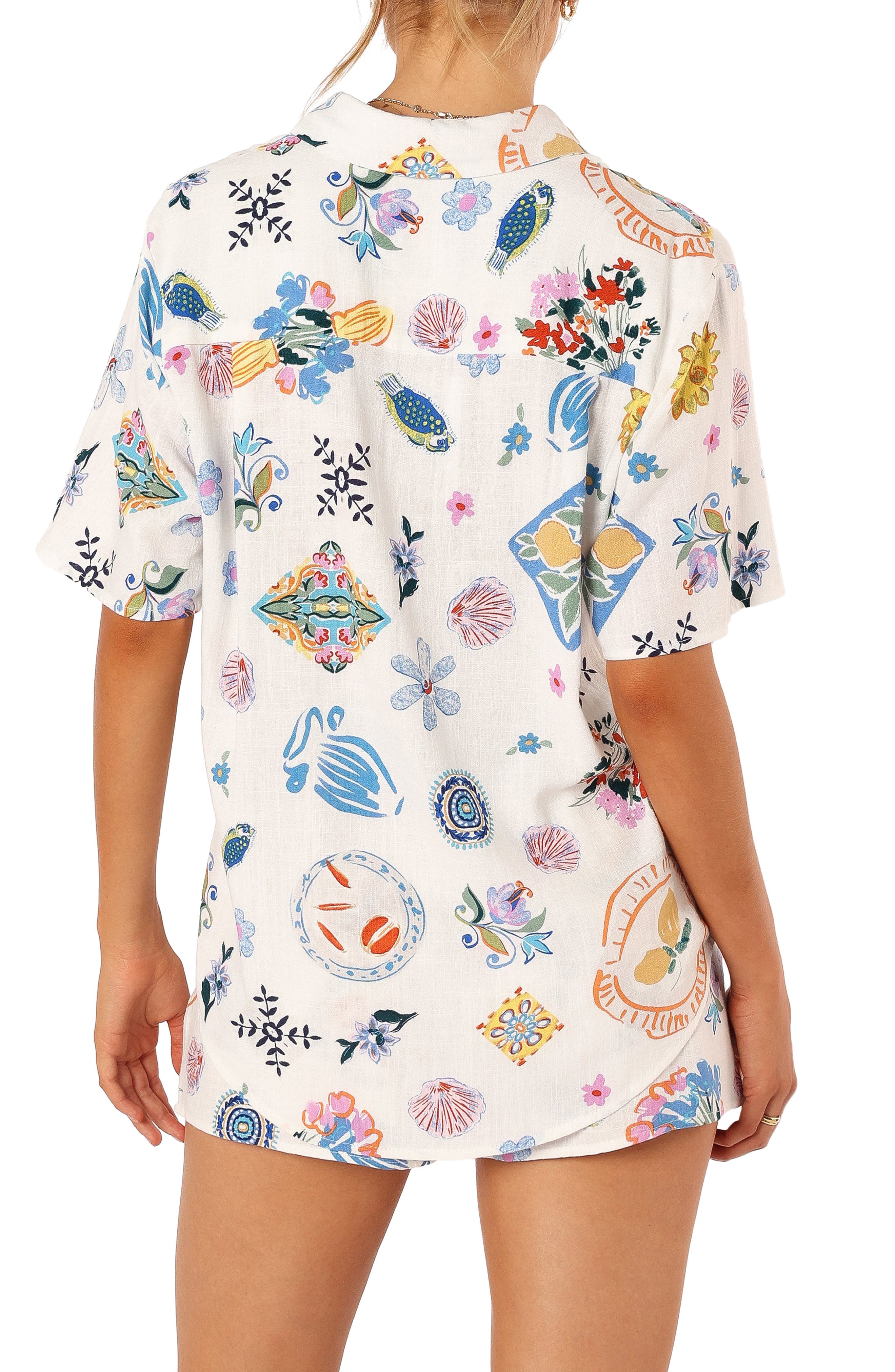 Petal & Pup Baker Short Sleeve Button-Up Shirt | Nordstrom