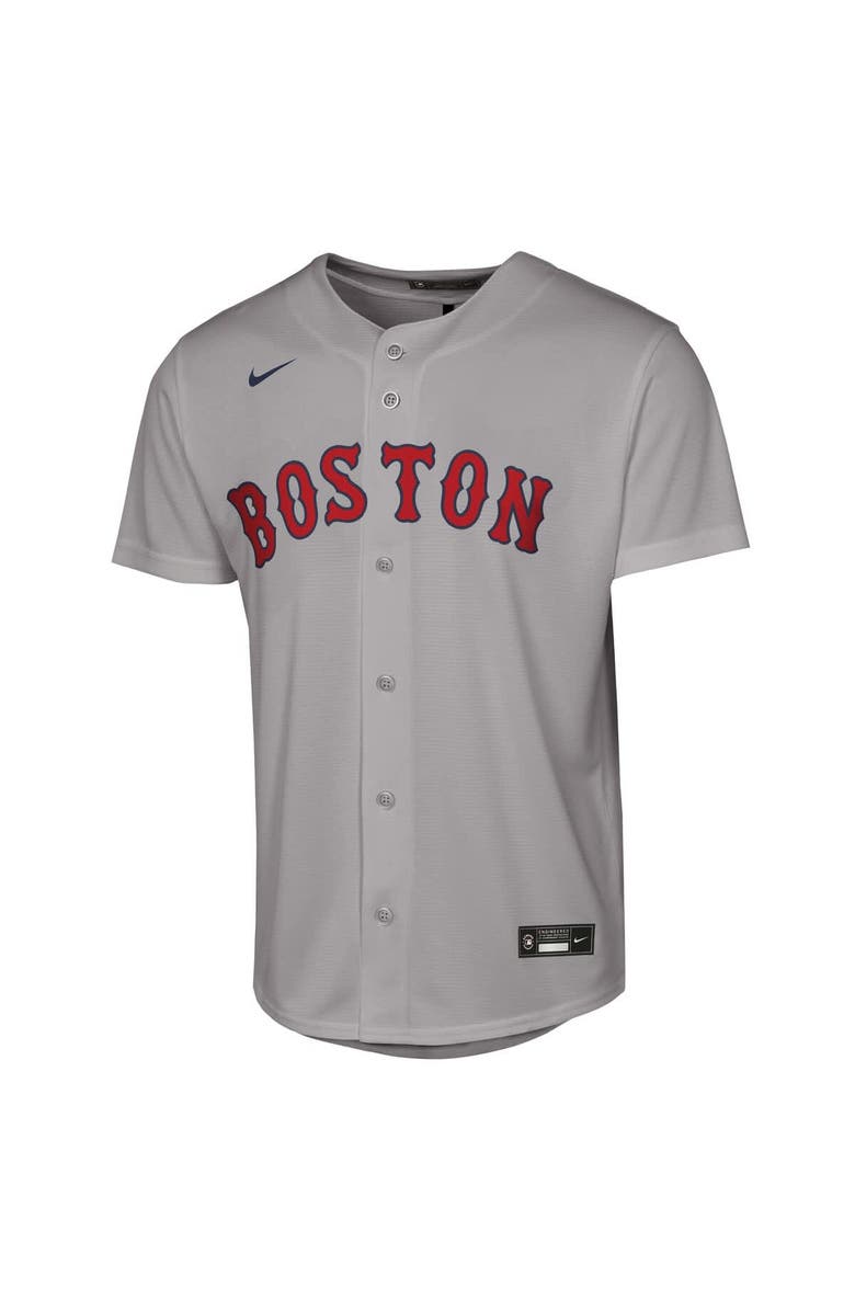 Nike Youth Nike Alex Bregman Gray Boston Red Sox Road Replica Jersey ...