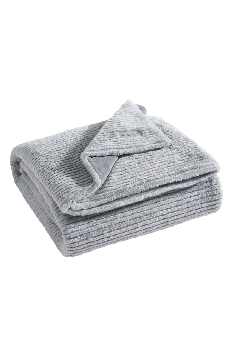 Eddie Bauer Ribbed Texture Stripe Throw Blanket | Nordstromrack