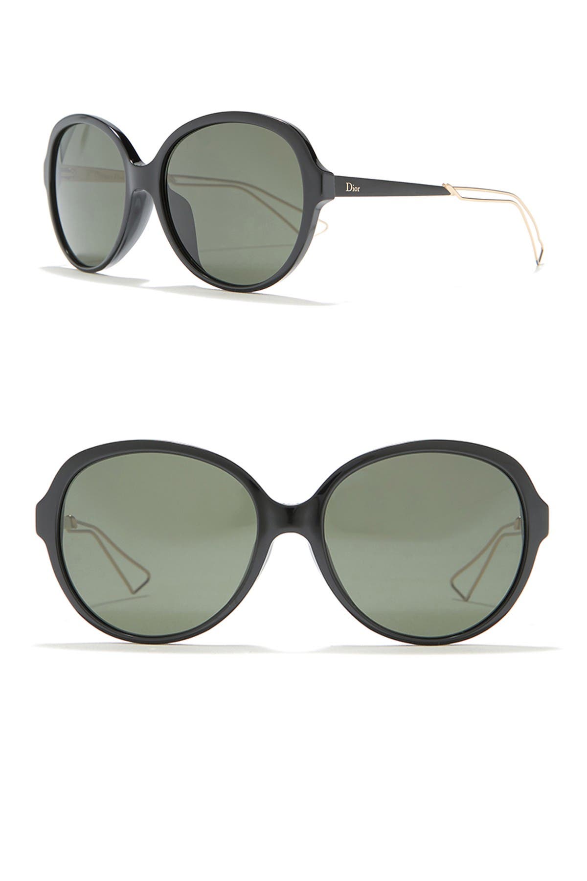 Confident 58mm Round Sunglasses (Women) | Nordstromrack