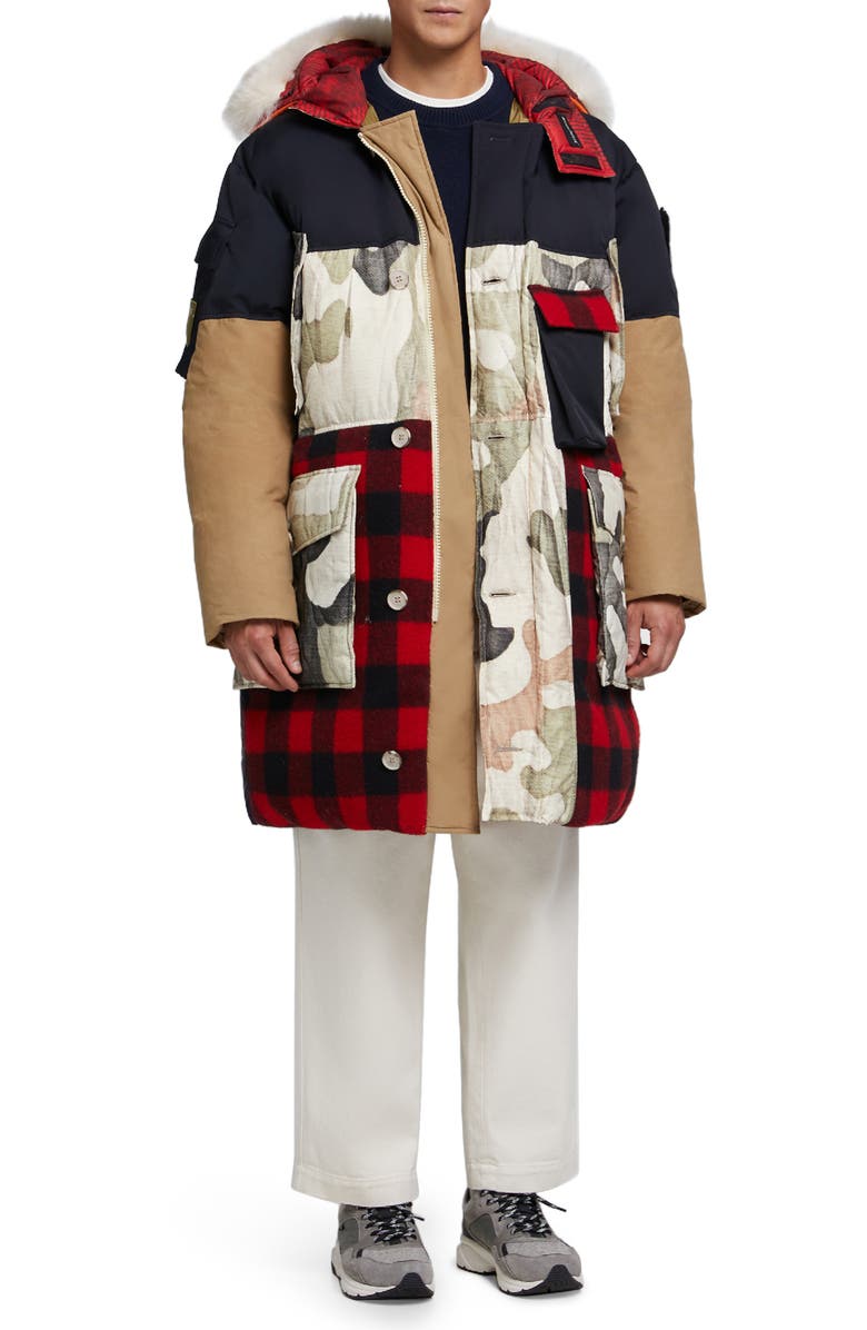 Woolrich x Griffin Second Life Atlantic Genuine Fur Trim Down Parka ...