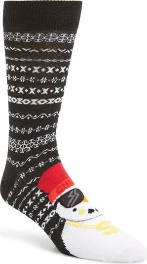Topman 'Christmas Chillin'' Snowman Socks | Nordstrom
