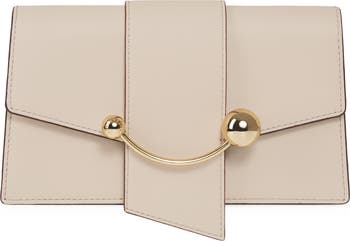 Strathberry Crescent Leather Wallet on a Chain | Nordstrom
