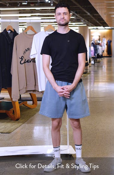 Fear of God Essentials Classic Fit Signature Logo Sweat Shorts | Nordstrom
